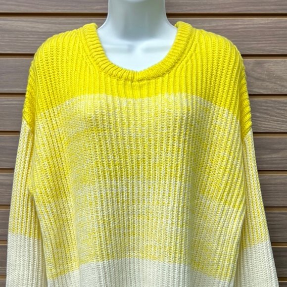 Very J | Sweaters | Yellow Cream Heavy Knit Sweater | Poshmark